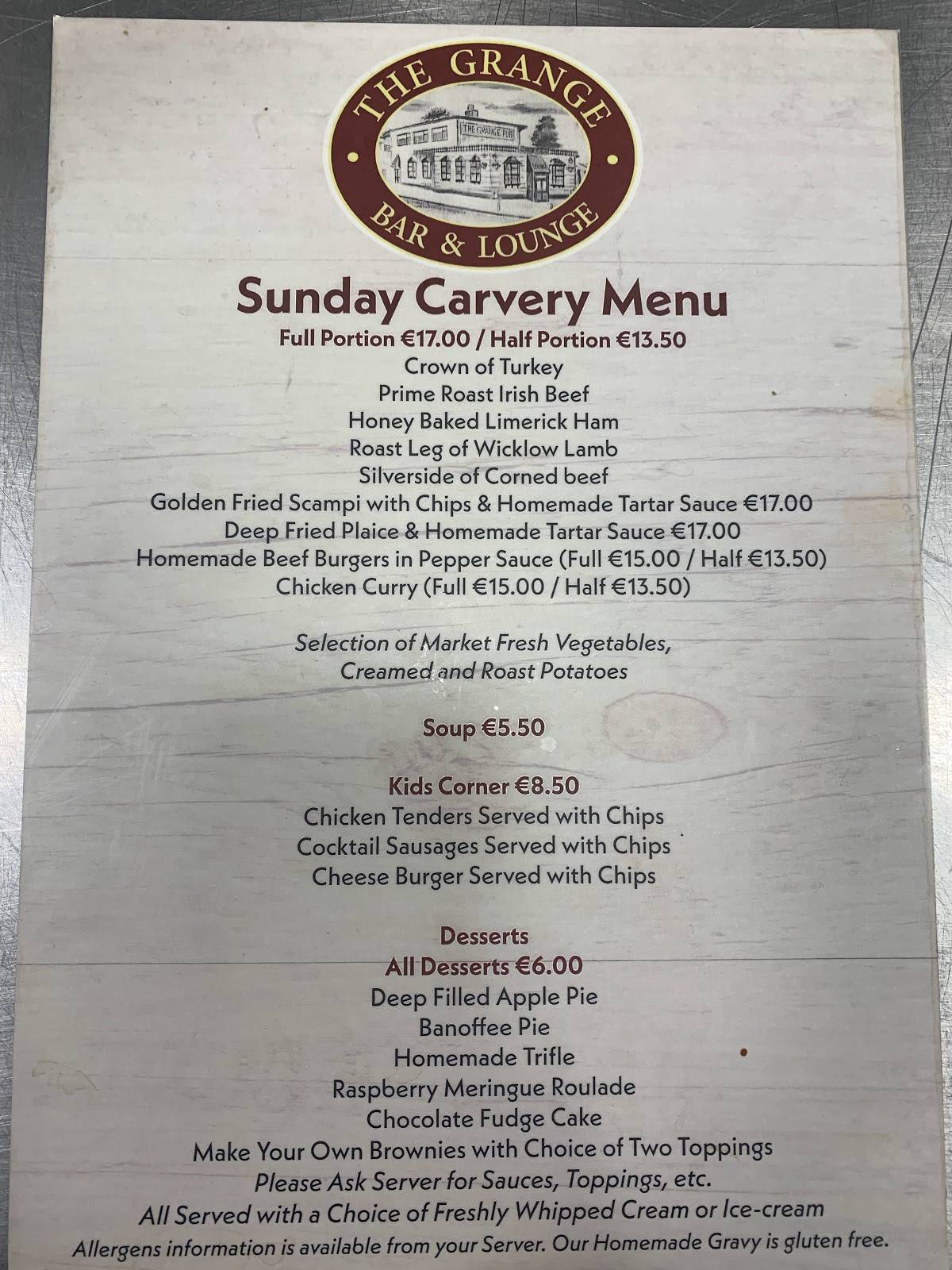 Menu at BLAZE_BURGERSANDWINGS restaurant, Dublin