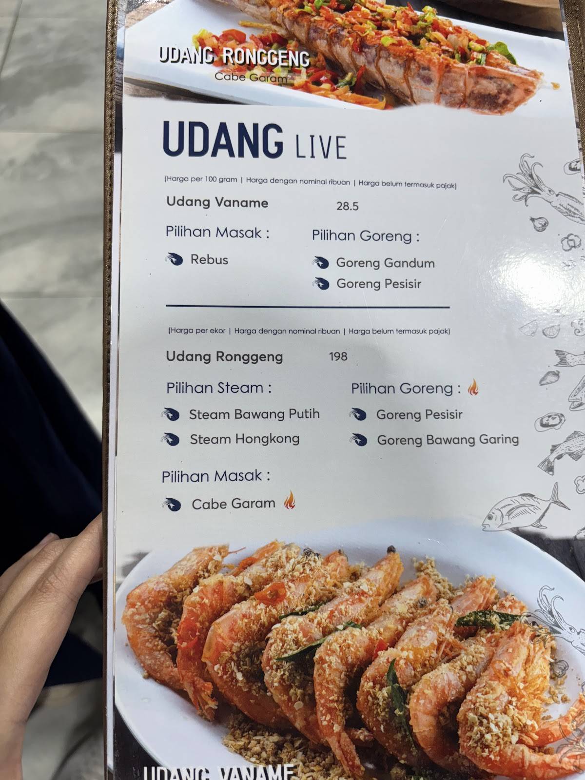Menu at Bandar Djakarta Alam Sutera restaurant, West Pakulonan, Flavor ...
