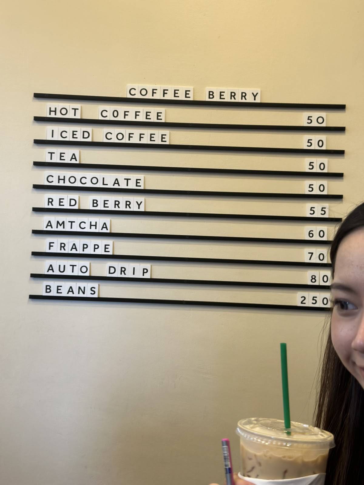 Menu at Coffee Berry cafe, Bangkok, เลขที่ 2922/51 อาคารชาญอิสสระทาว ...