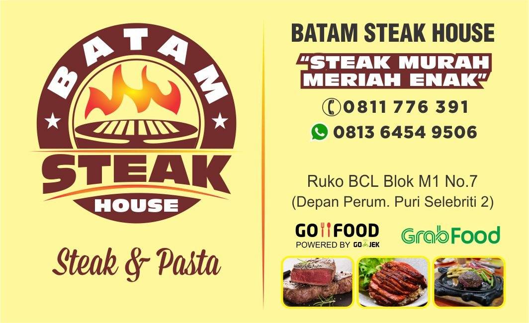 Menu at Batam Steak House, Batam