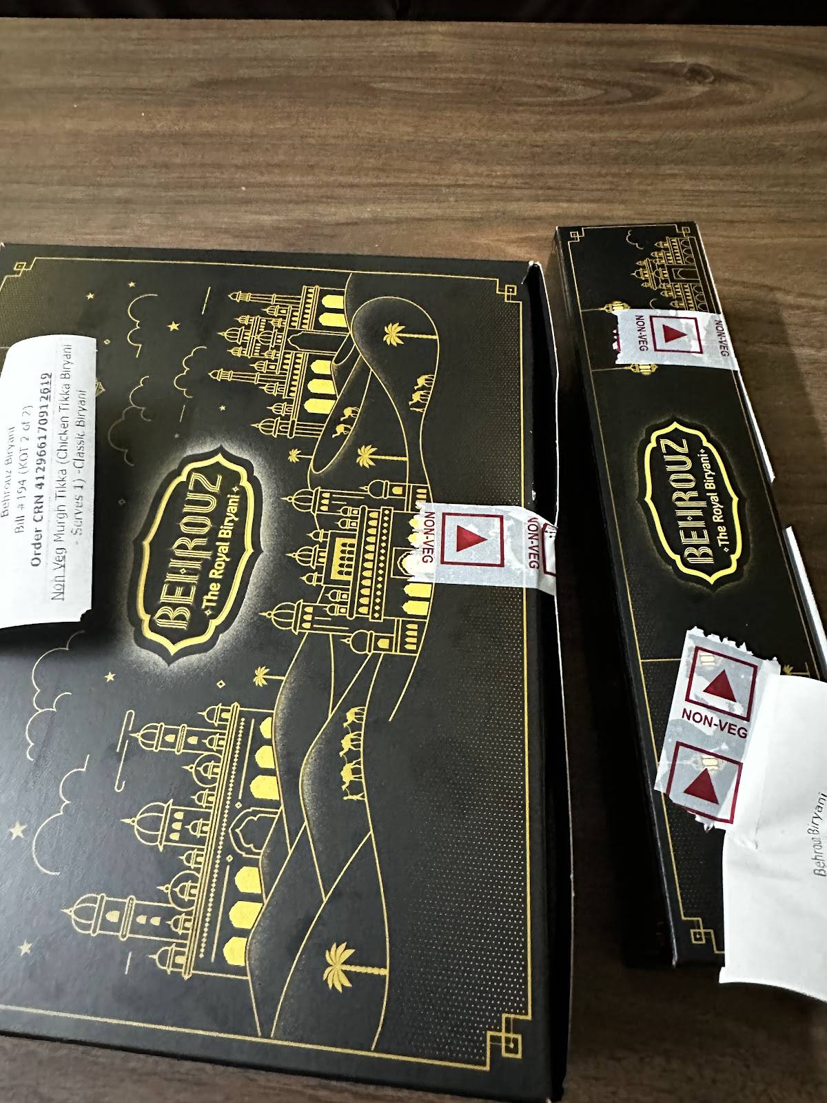 Menu at Behrouz Biryani Punkunnam, Thrissur