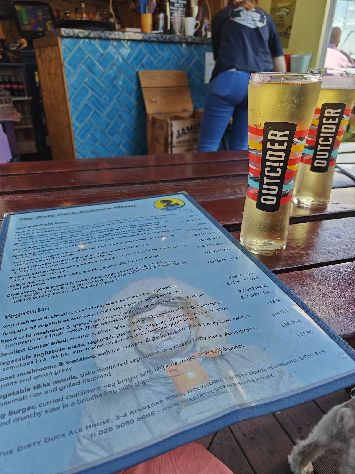 Menu at The Dirty Duck Alehouse pub & bar, Holywood