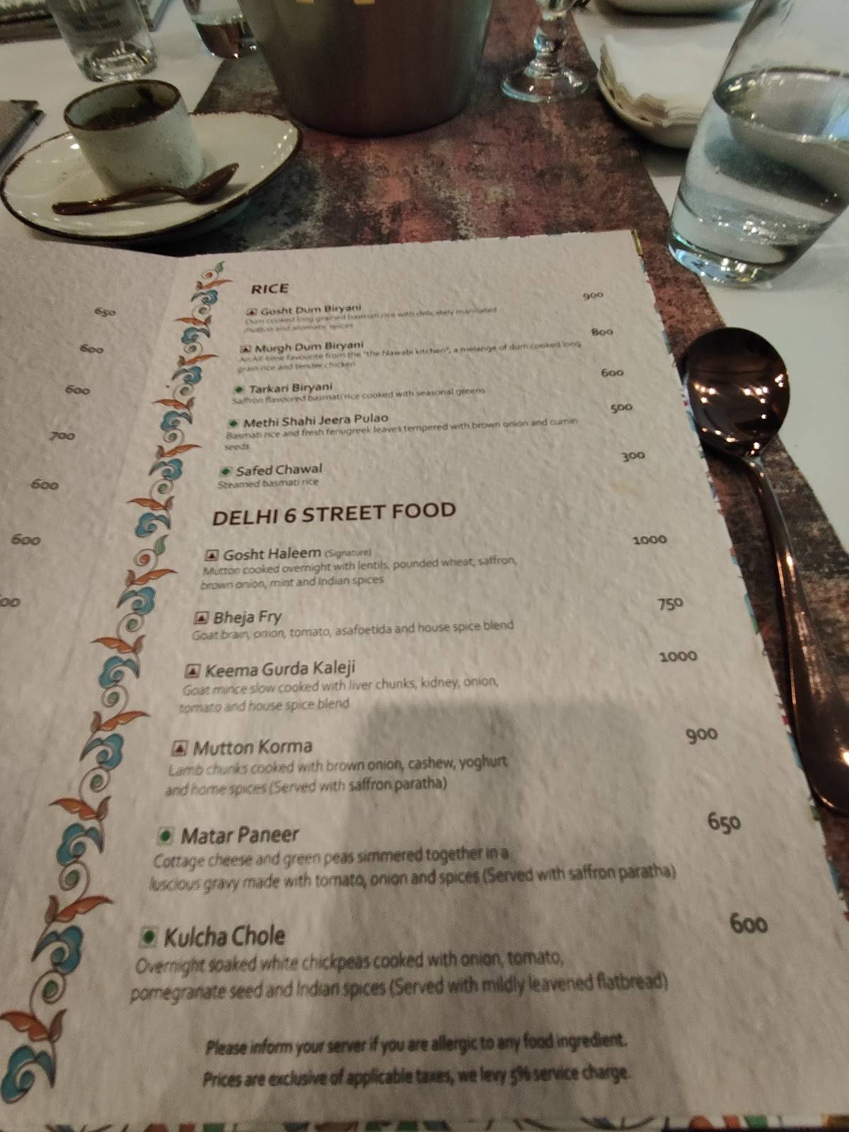 Menu at Saffron - Radisson Blu Bengaluru, Bengaluru, 90/4