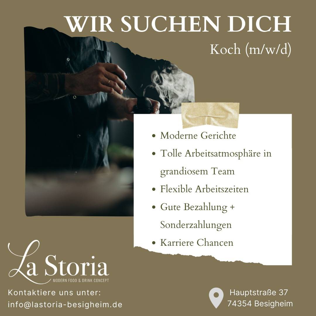 Carta de LA STORIA Restaurant, Cocktailbar, Eventlocation, Catering ...
