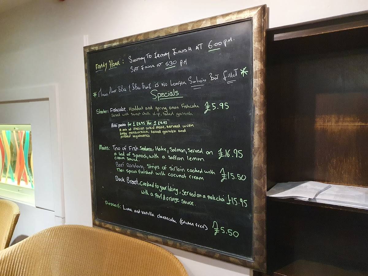 Menu at Figaro Italian Restaurant Beverley, Beverley