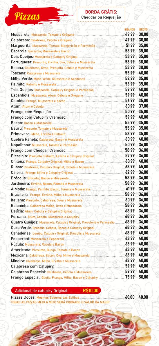 Menu em Big Esfiha - Cillo restaurante, Americana, Av. de Cillo