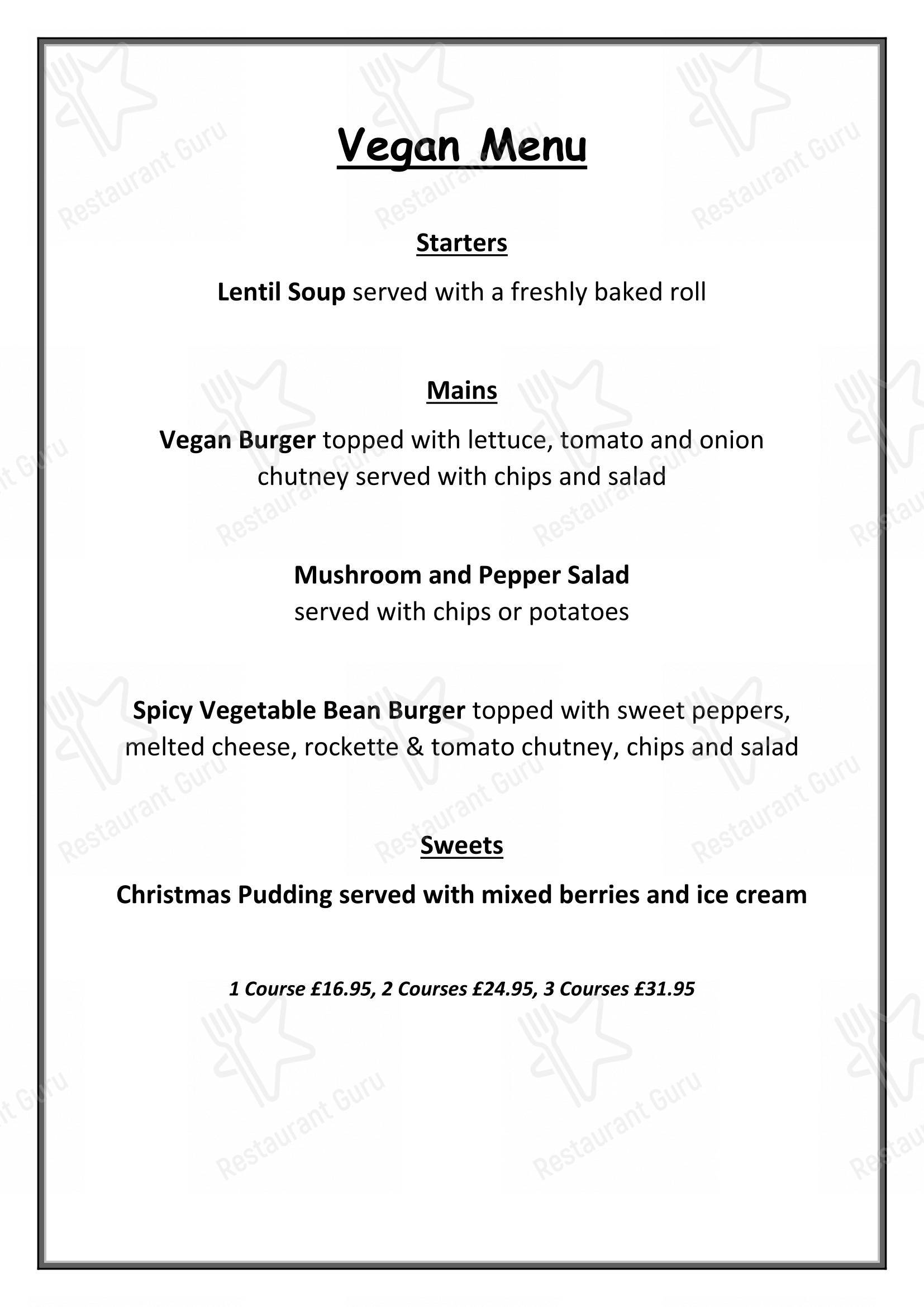 Menu at Birkhill Inn pub & bar, Dundee