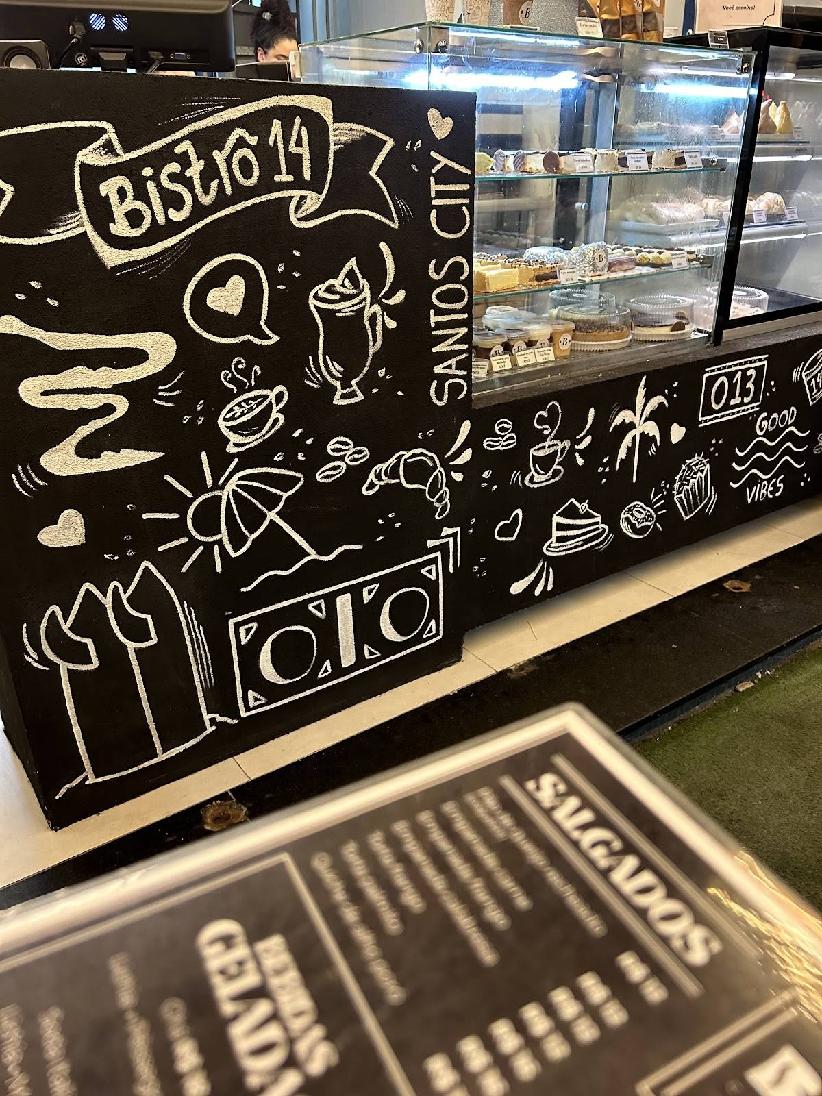 Menu em Bistrô 14 - Doces sobremesas, Santos