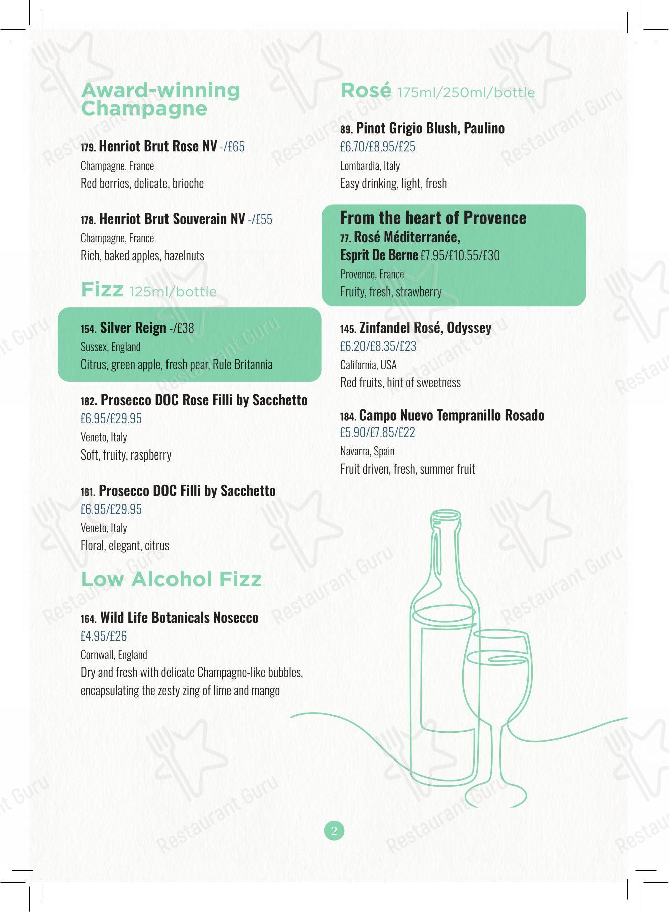 Menu at Bleeding Wolf, Scholar Green pub & bar, Stoke-on-Trent