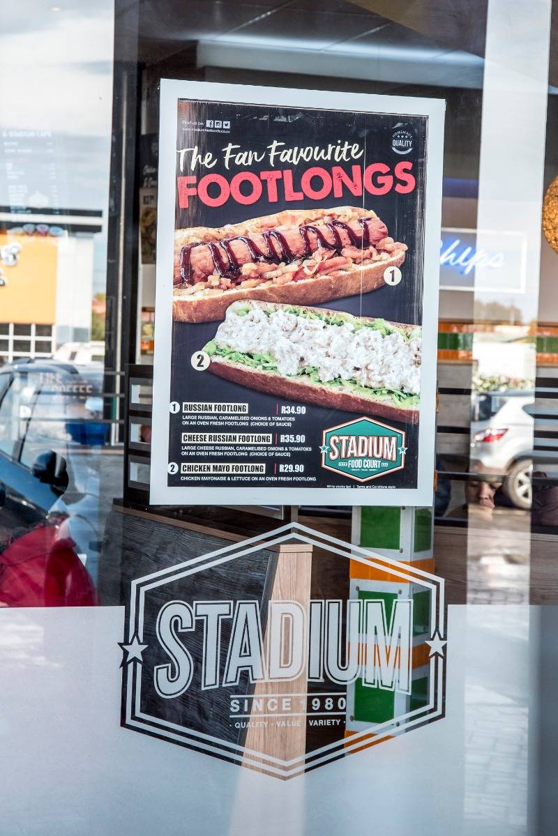 Menu at Stadium Fast Foods Twin City, Bloemfontein, Shop 30