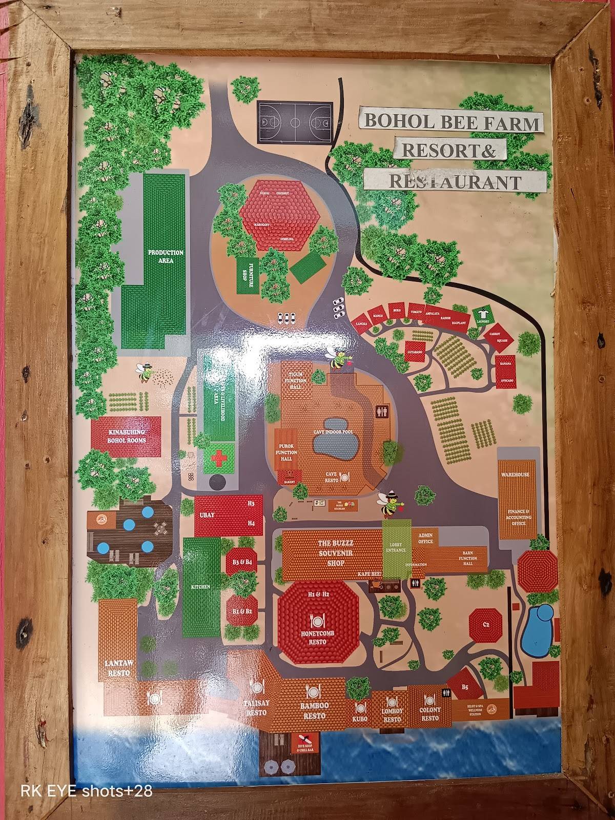 Menu at Bohol Farm restaurant, Dauis