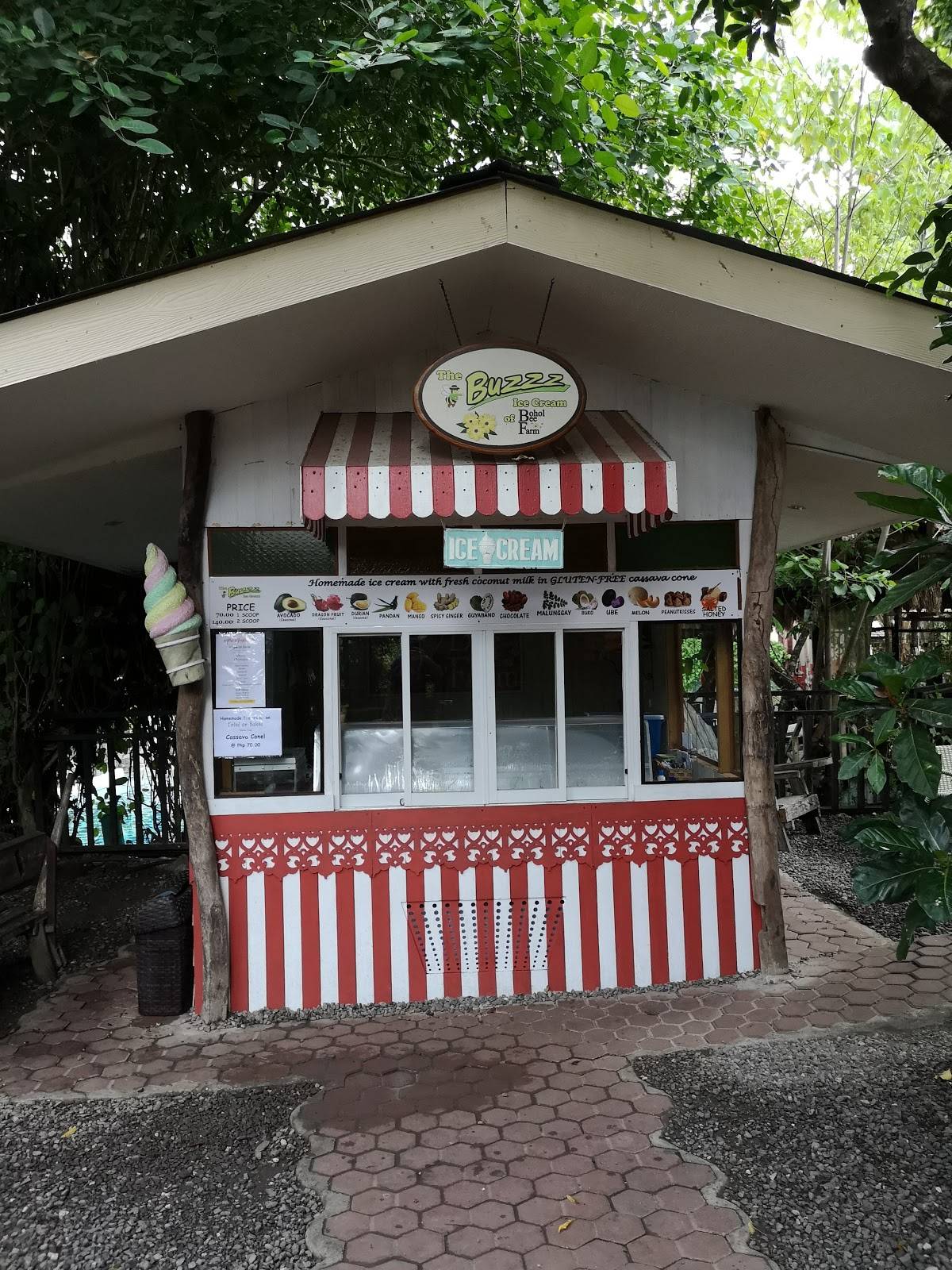 Menu at Bohol Farm restaurant, Dauis, Dao