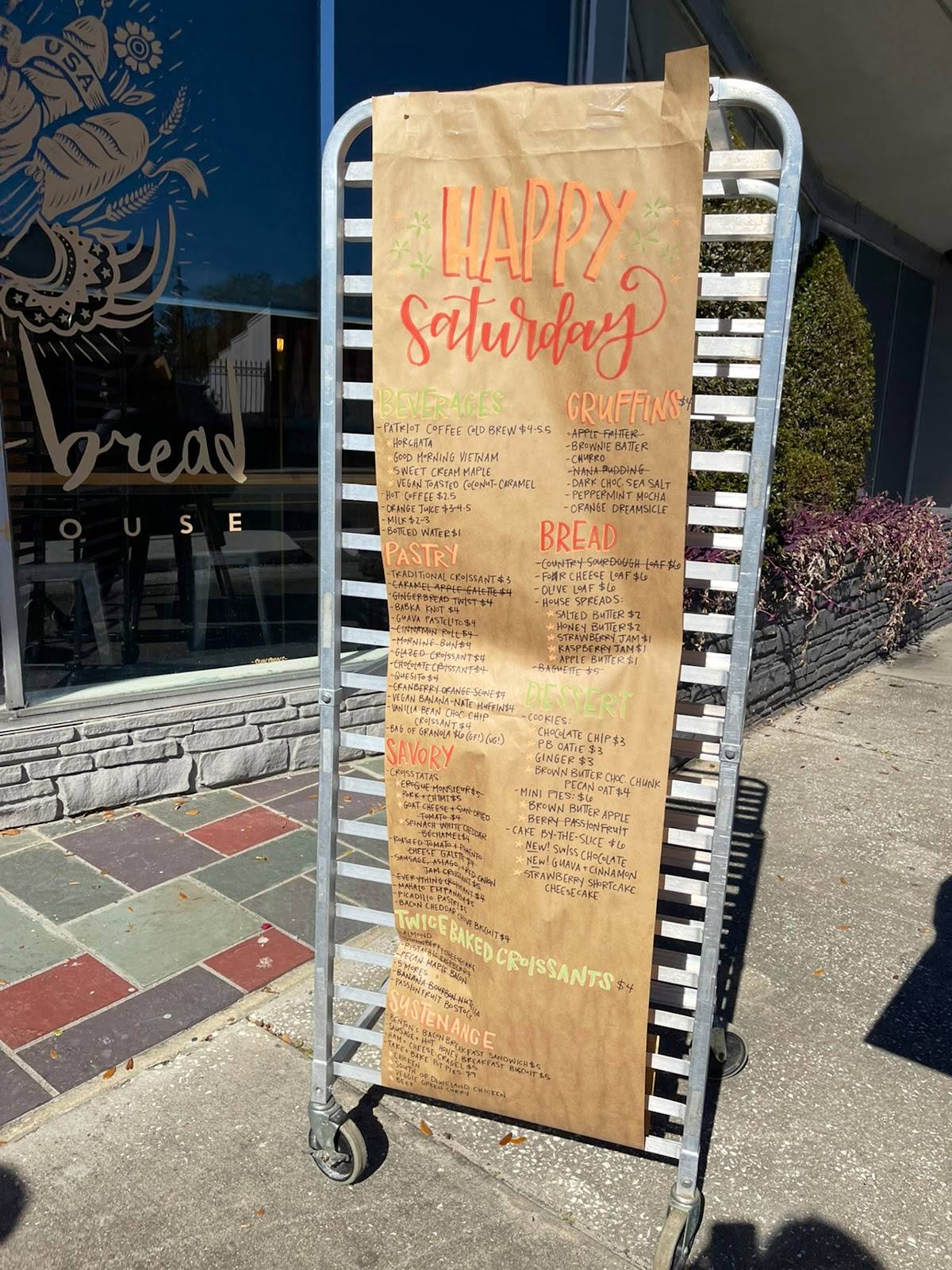 Menu at Born & Bread Bakehouse restaurant, Lakeland