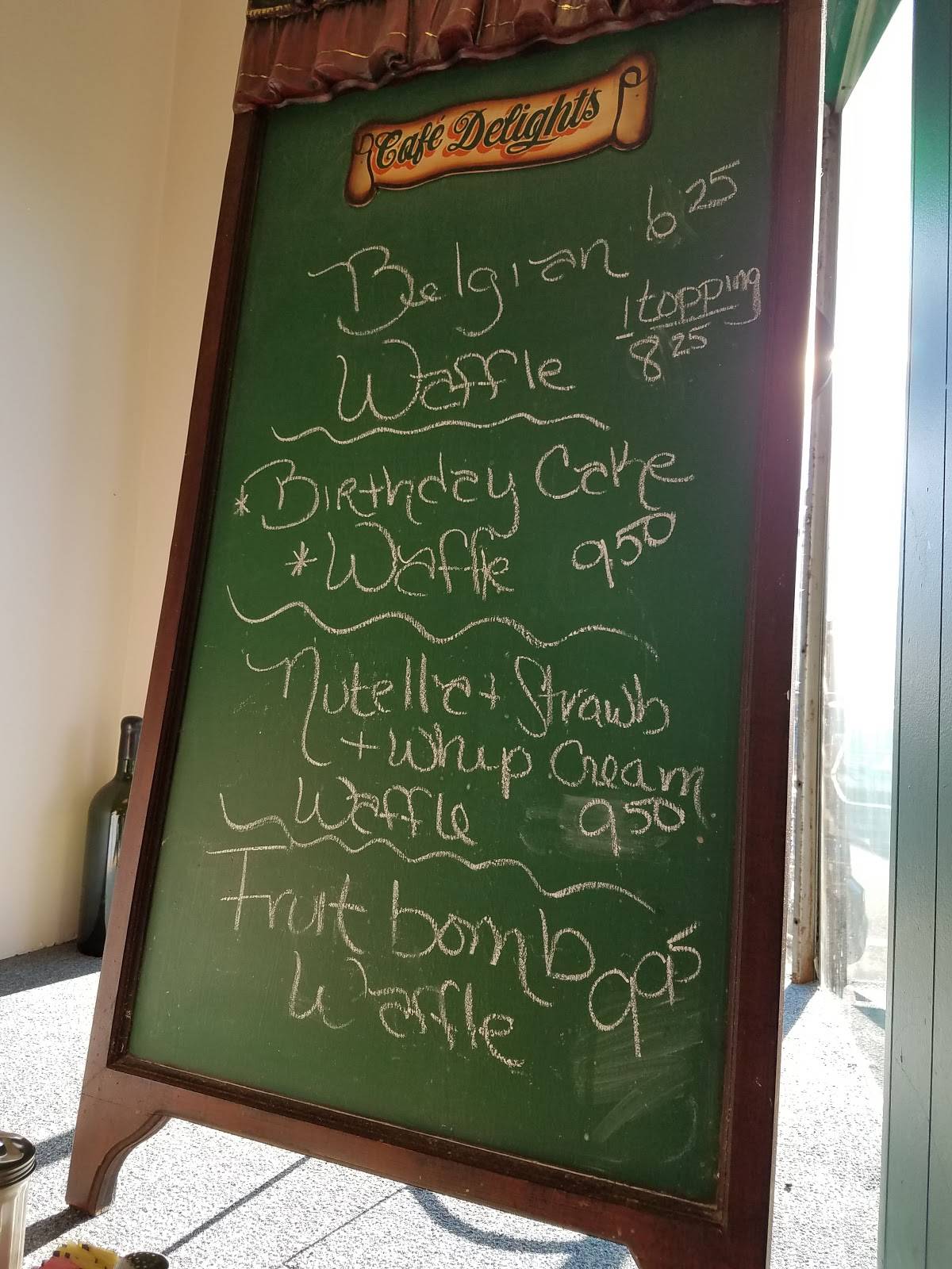 Menu at O B's Cafe, Quincy