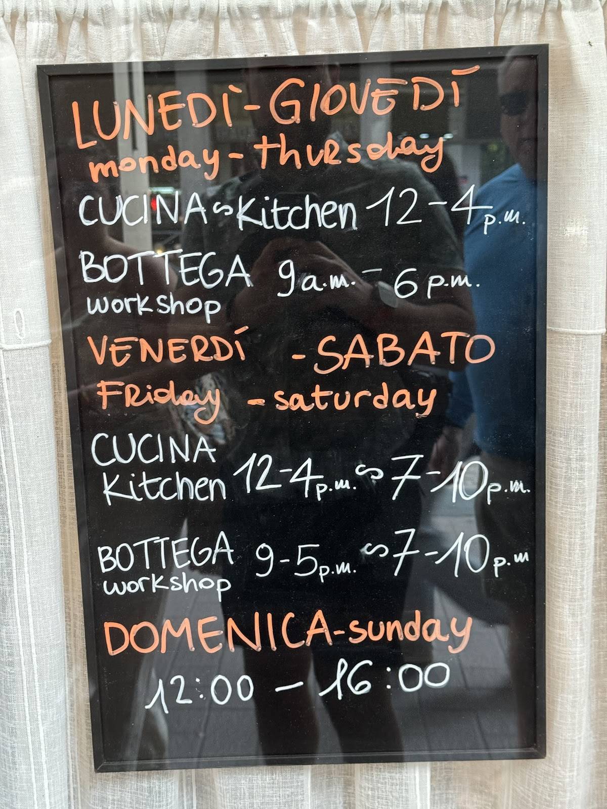 Menu at Bottega AL PAPPAGALLO a Bologna dal 1919 restaurant, Bologna