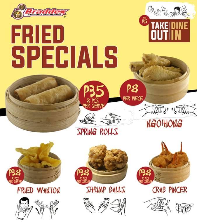Carta del restaurante Braddex Batchoy & Steamed Rice, Cebú, Brgy 87 Don ...