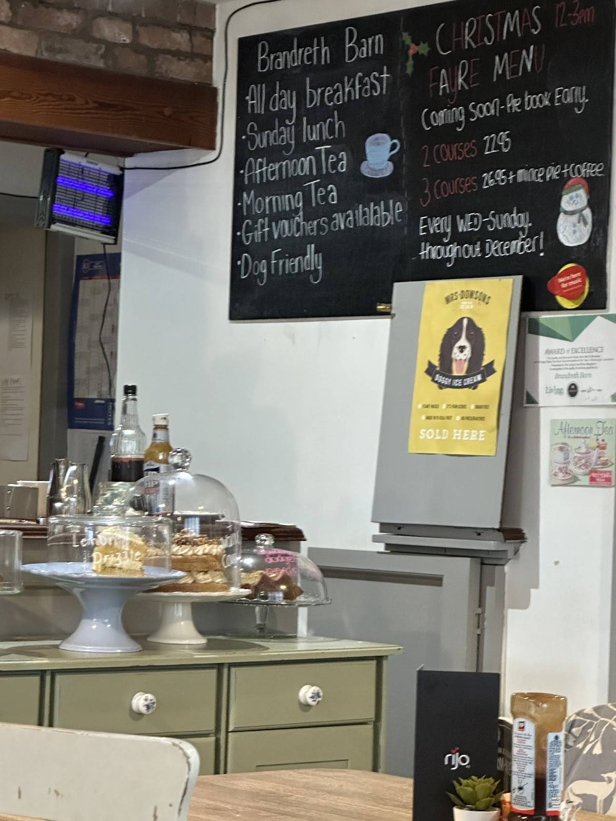 Menu at Brandreth Barn Tearoom & Restaurant, Ormskirk