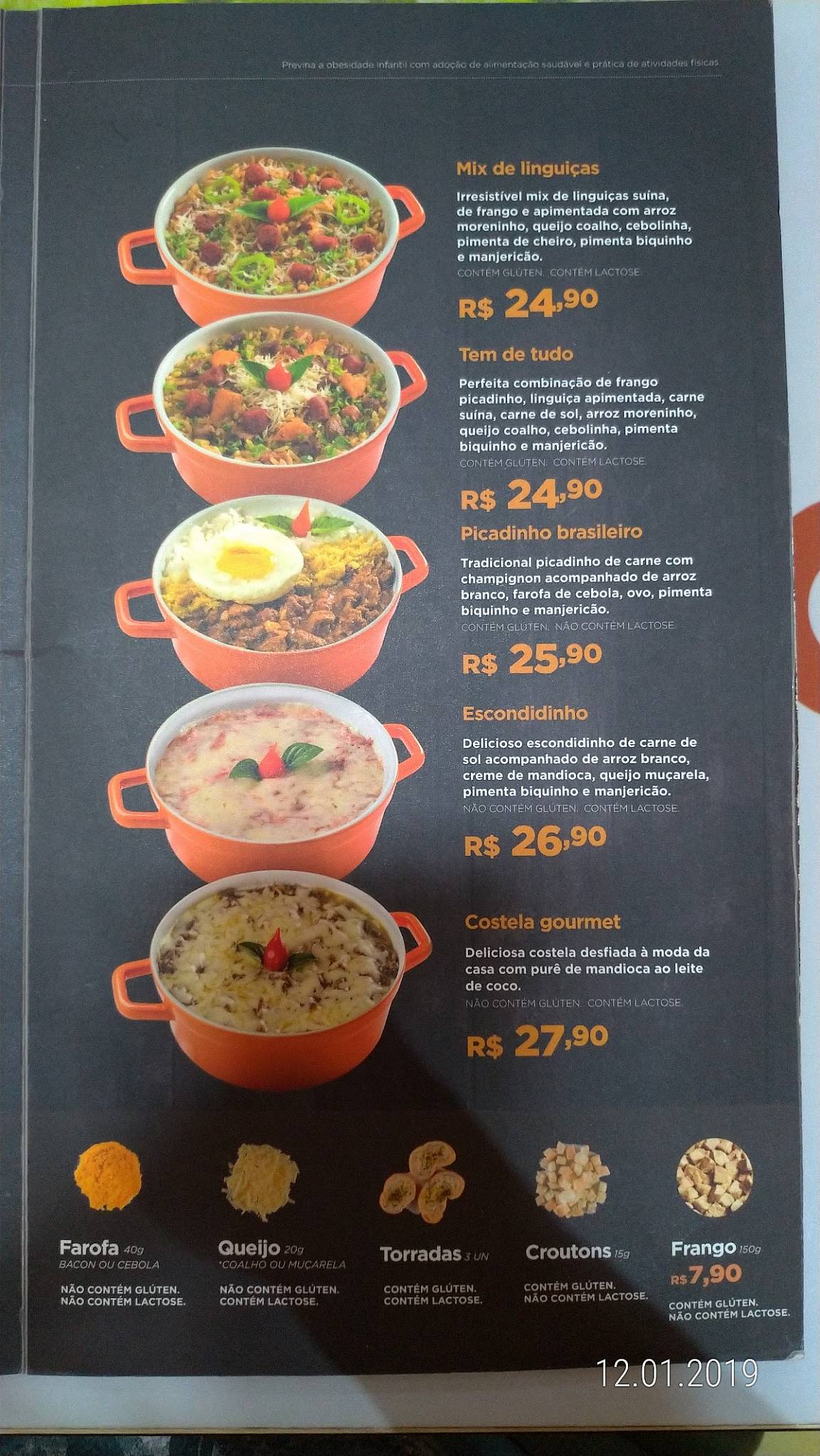 Menu em Panelinhas do Brasil SCS restaurante, Brasília, SCS Quadra 03 ...