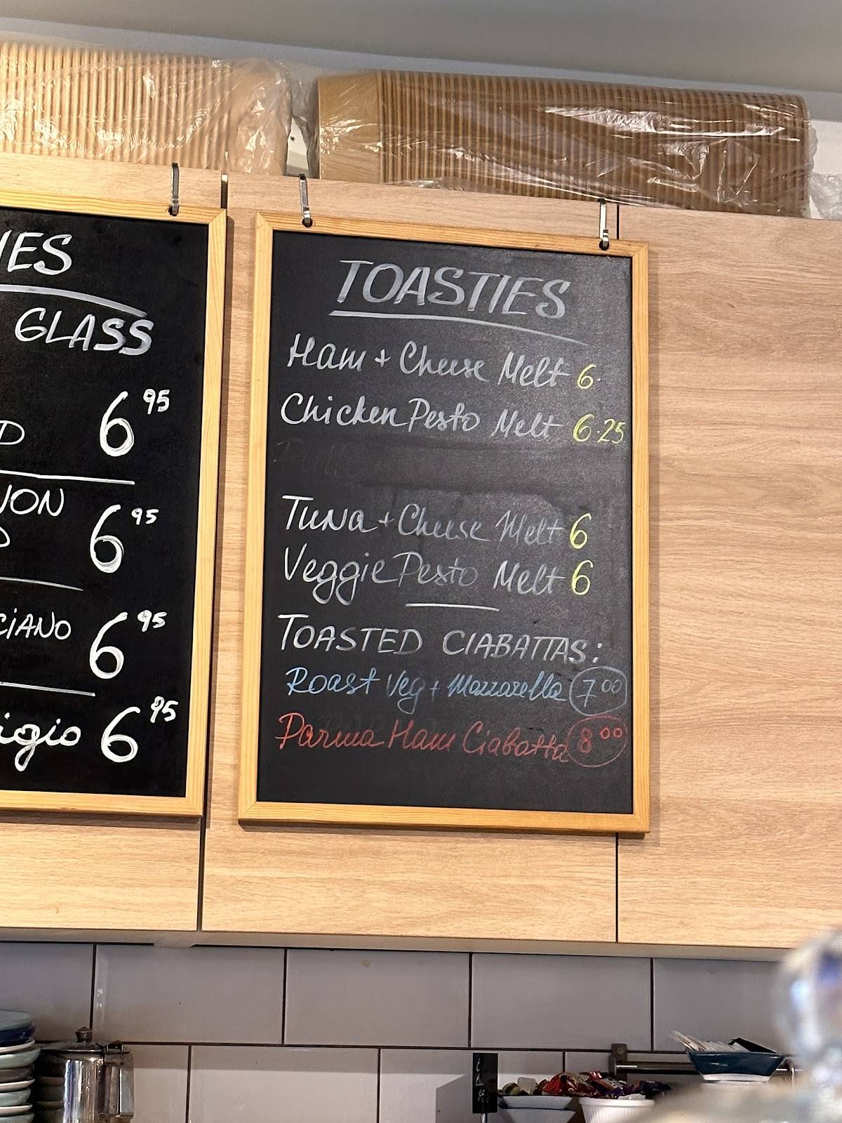 Menu at Brewbaker Cafe, Dublin, 13 Leinster St S