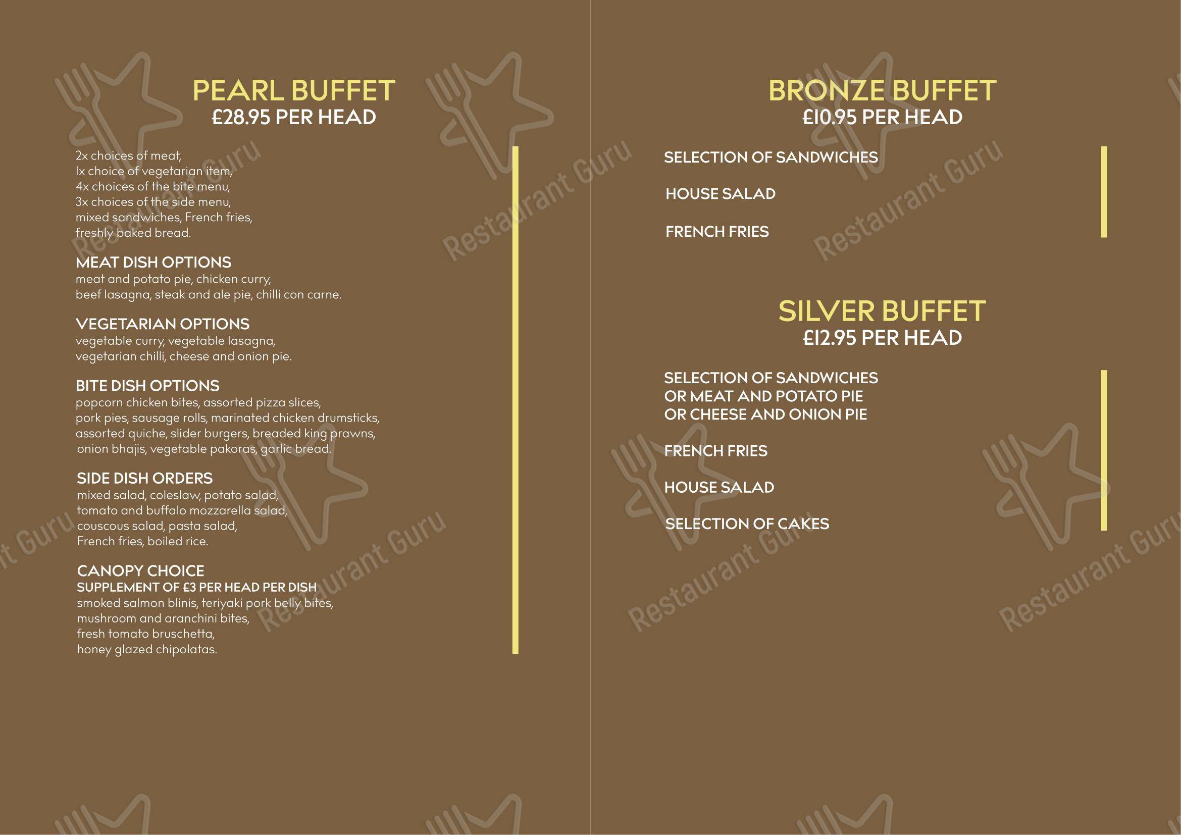 Menu at Broadoak Hotel, Ashton pub & bar, Ashton-under-Lyne
