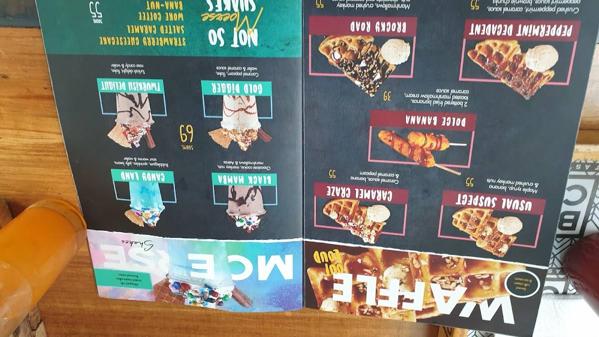 Menu at Brocka restaurant, Cape Town, 100 Century Blvd