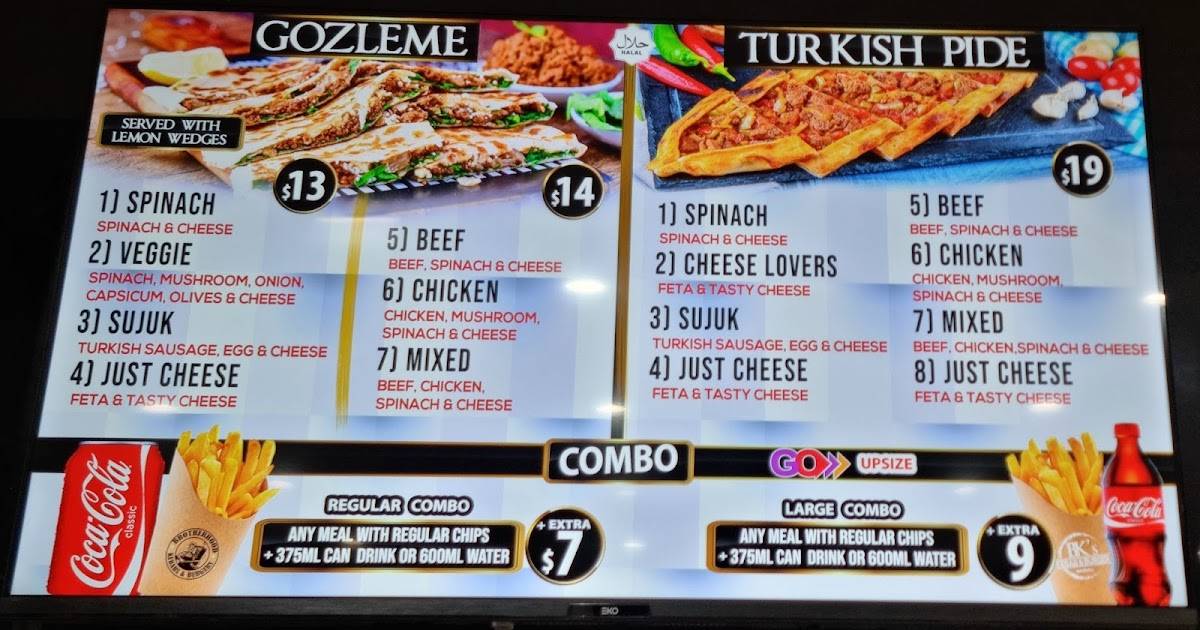 Menu at Brotherhood Kebabs & Burgers, Bass Hill