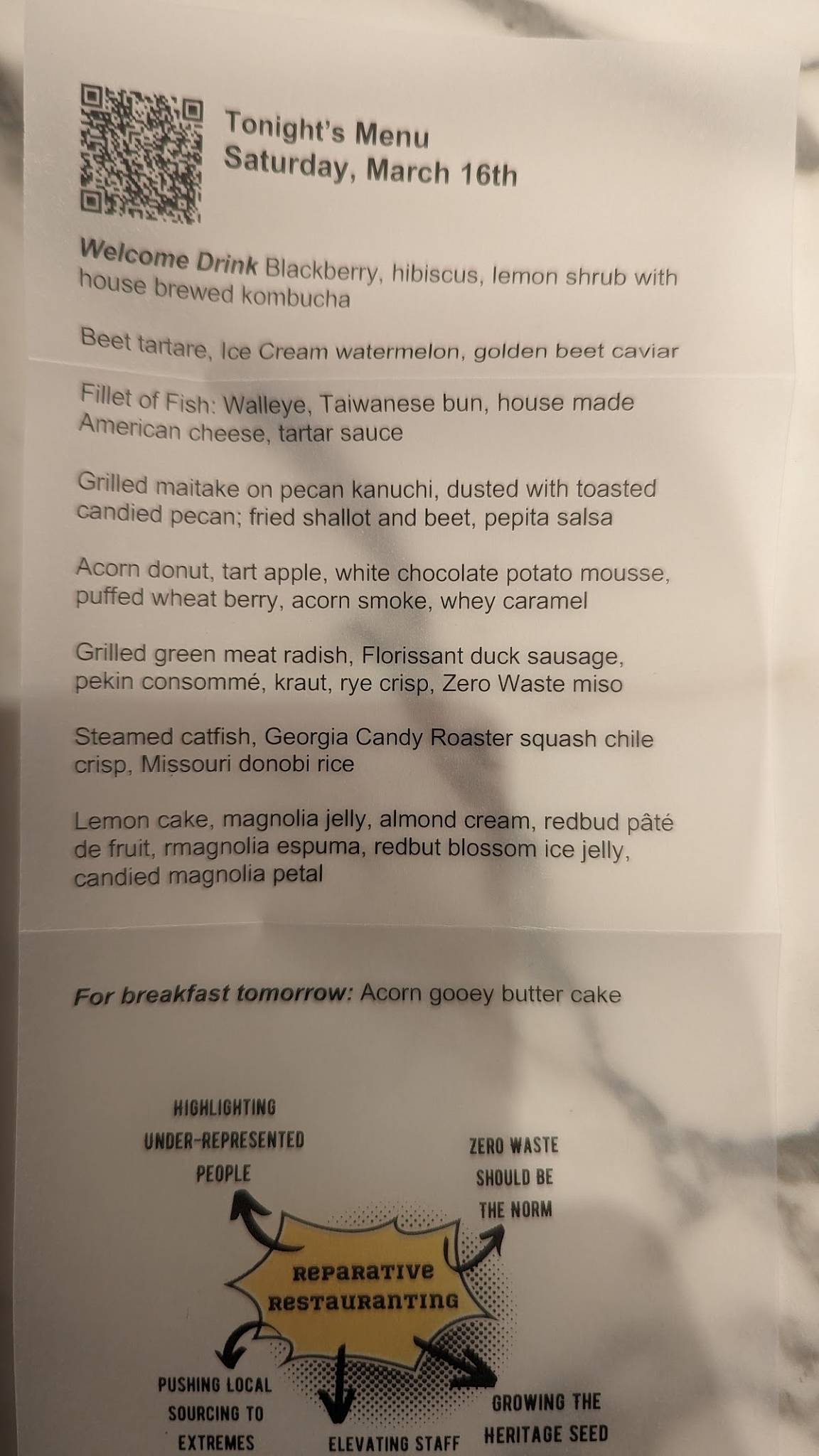 Menu at Bulrush StL Restaurant, St. Louis