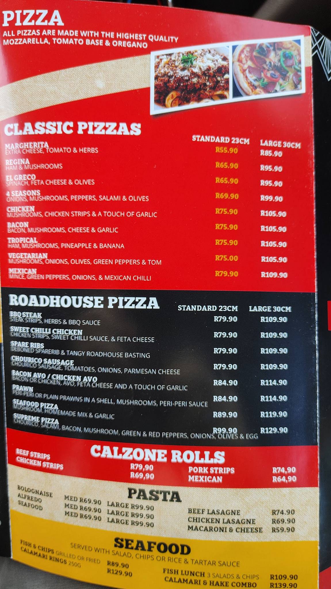 Menu at Burger Box Roadhouse Centurion restaurant, Centurion
