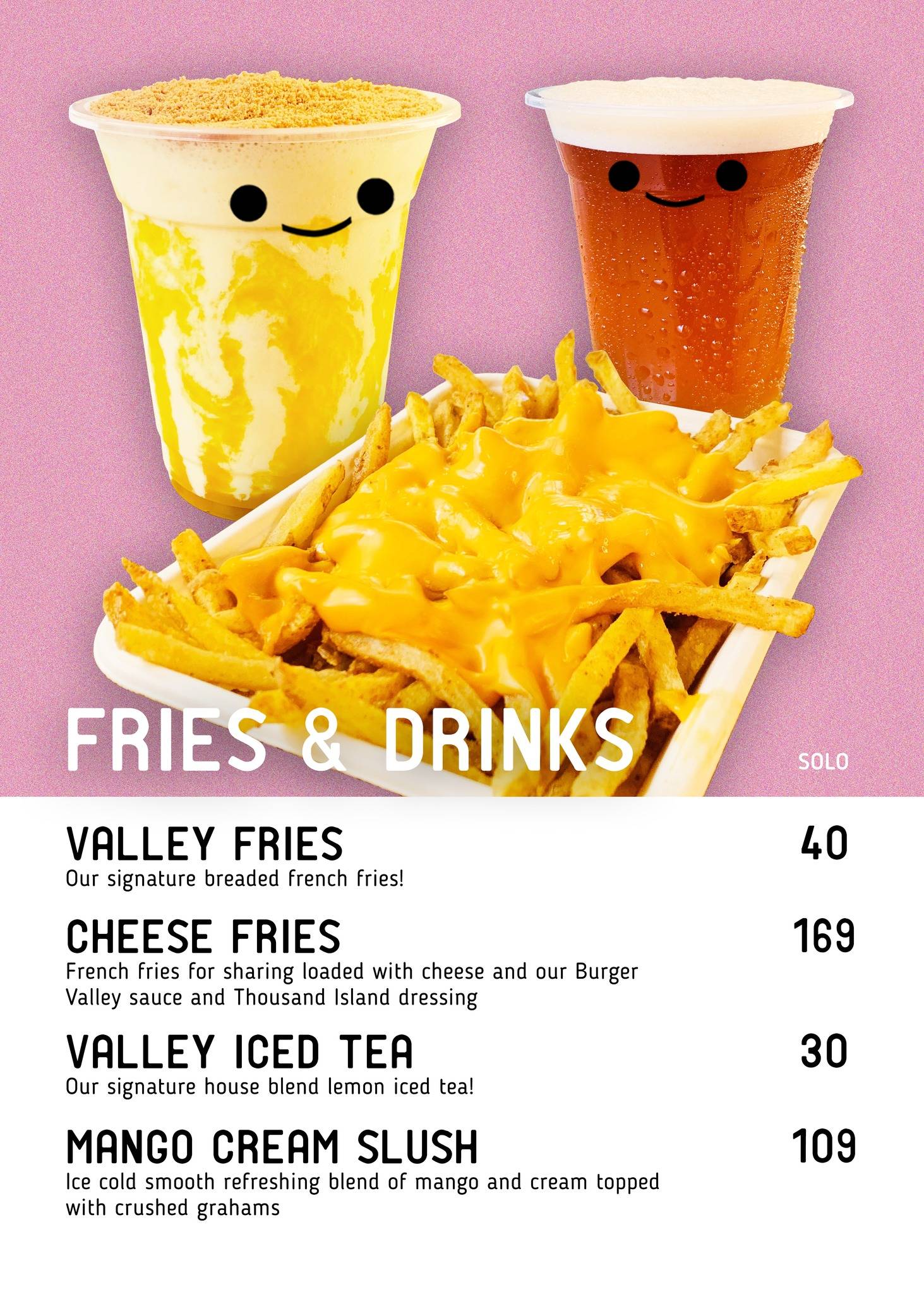 Menu at Burger Valley Diner Sun Valley restaurant, Parañaque