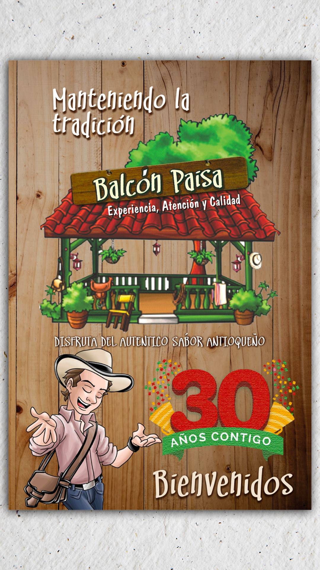Menu at Restaurante El Balcón Paisa, Cúcuta, Malecón