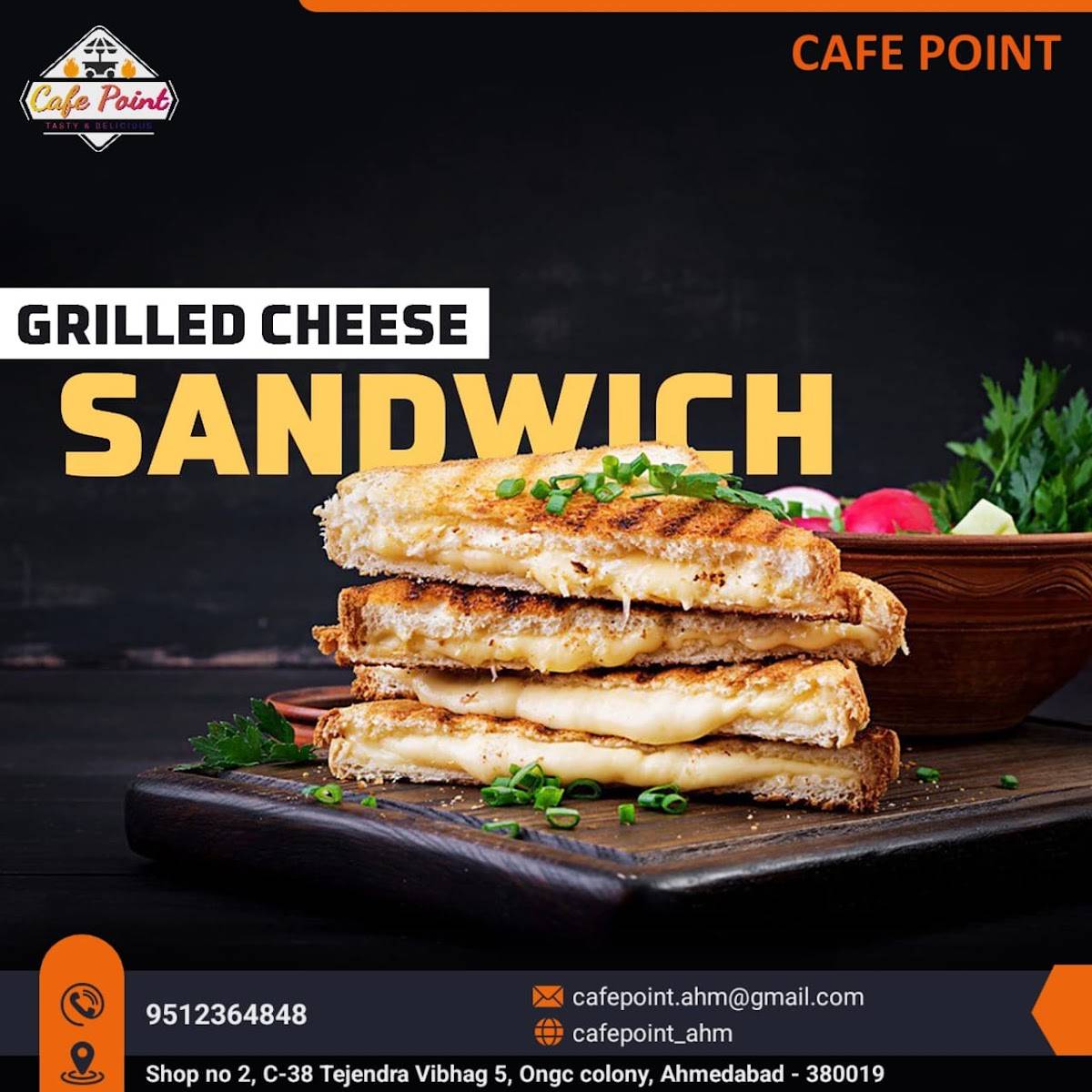 Menu at CAFE POINT - Best fast Food cafe in chandkheda Ahmedabad, Ahmedabad