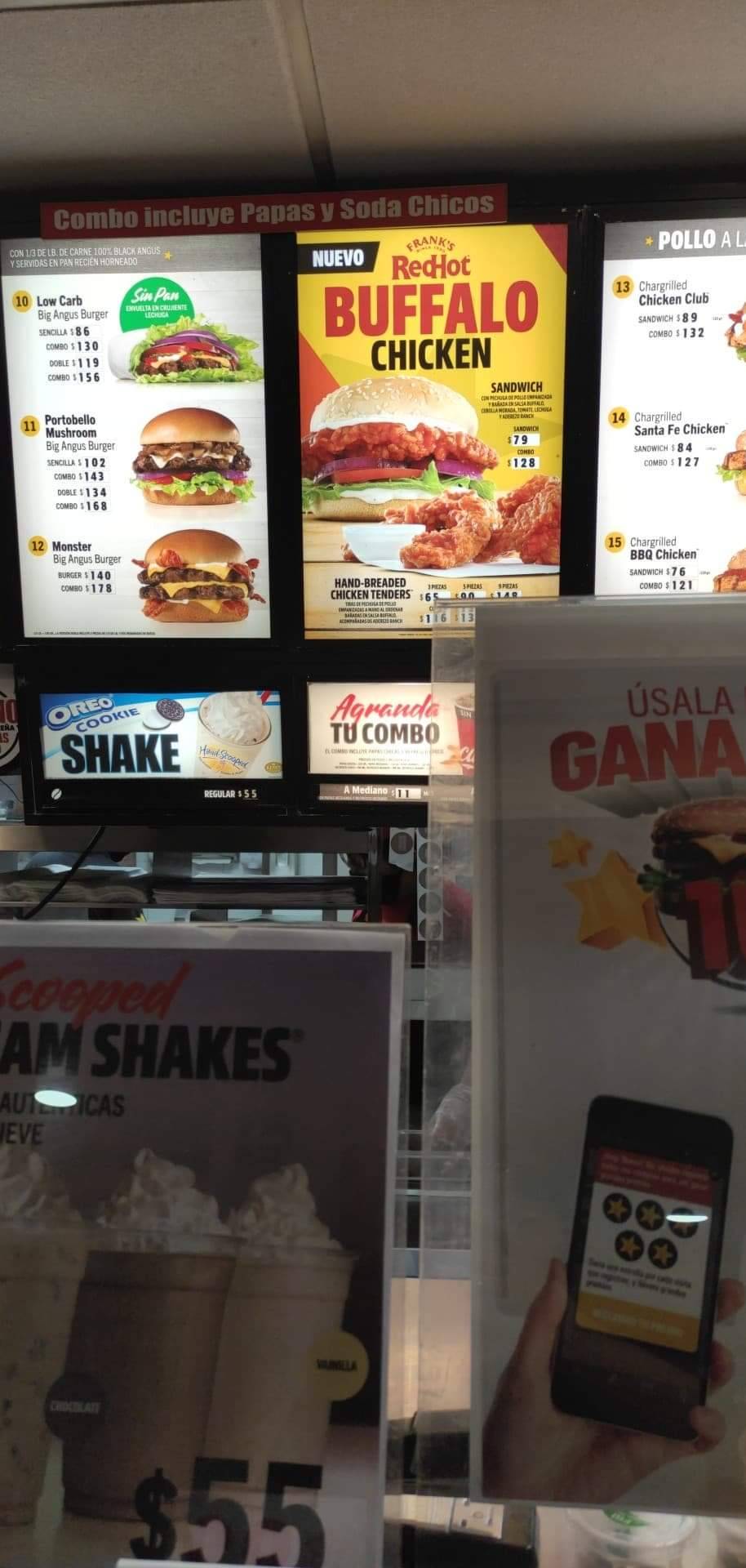 Menu at CARL''S JR. restaurant, Mexicali, Plaza La Cachanilla Blvd ...