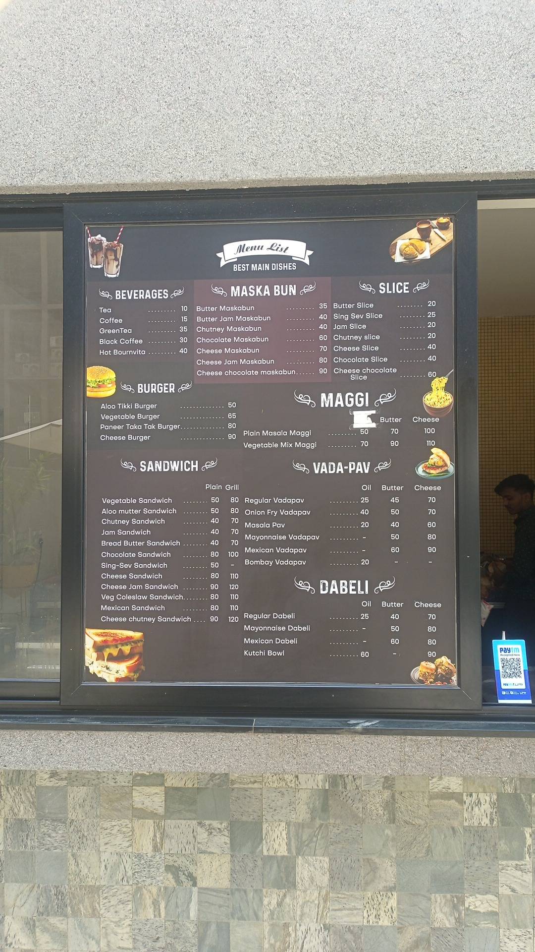 Menu at CIBO STREET CAFE, Ahmedabad