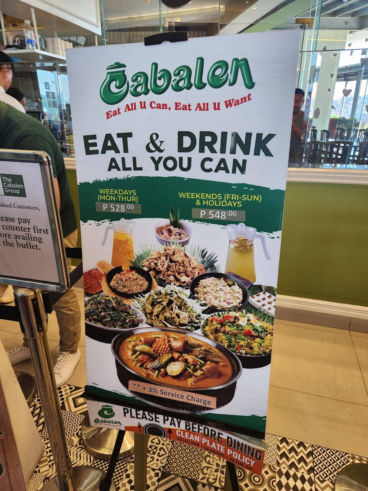 Menu at Cabalen - SM City Baguio restaurant, Baguio