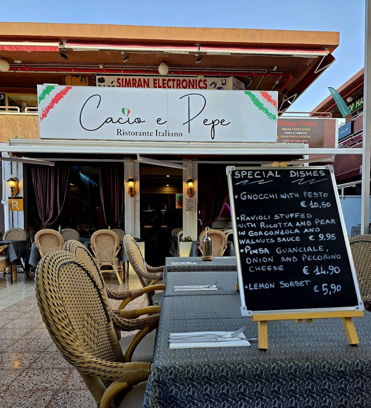 Menu at Cacio e Pepe - Ristorante Italiano restaurant, Maspalomas