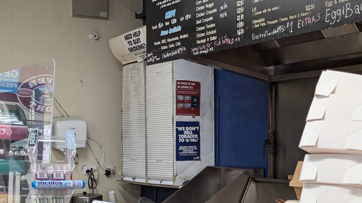 Menu at Cafe 318 / Nagambie Fish & Chippery, Nagambie