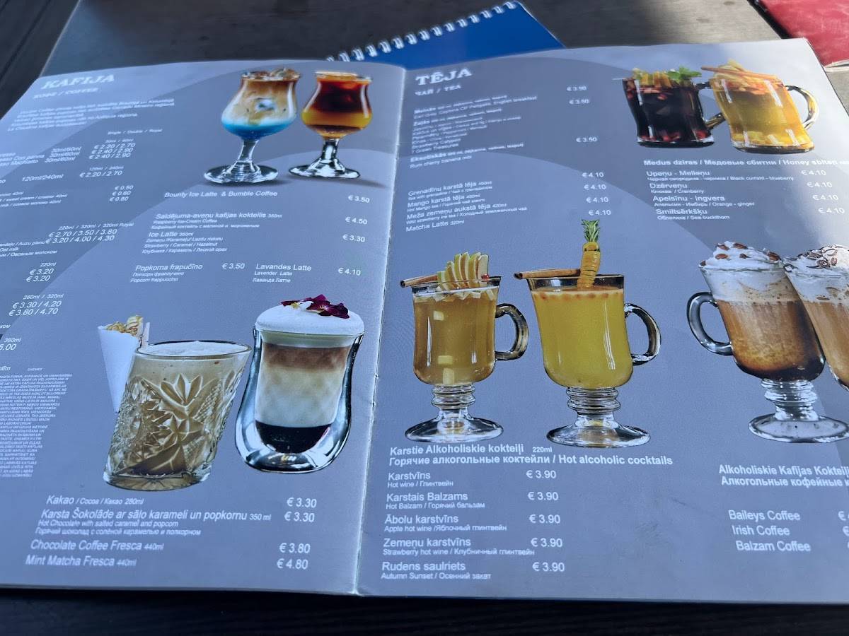 Menu at 65 Resto cafe, Riga, Augusta Deglava iela 65a