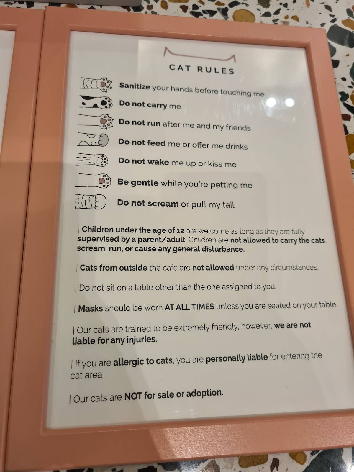 Carta de Cat Cafe Vibrissae - Mirdif 35, Dubai