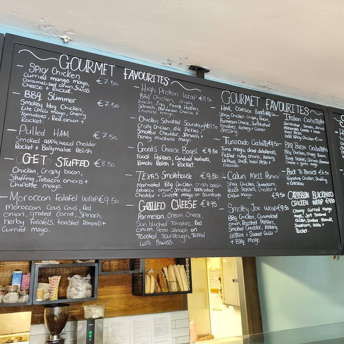 Menu at Deli Lites cafe, Dundalk