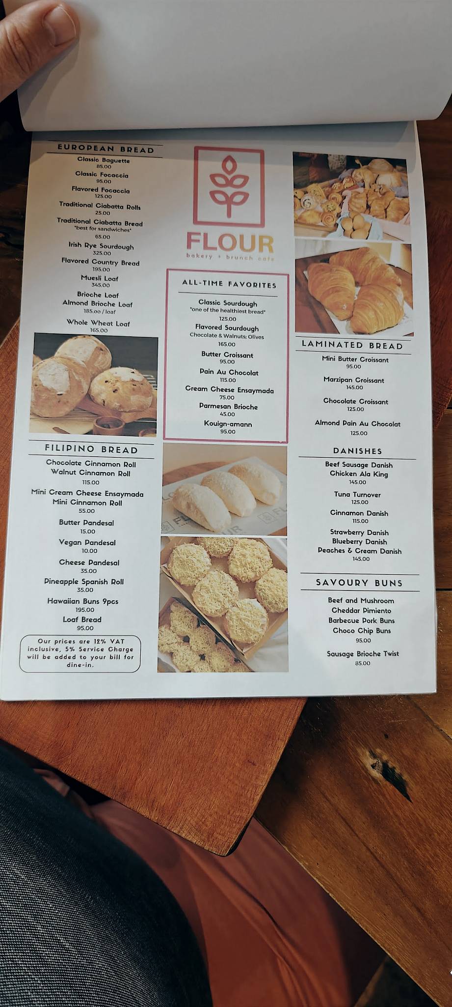 Menu at Flour Bakery + Brunch Cafe, Iloilo City