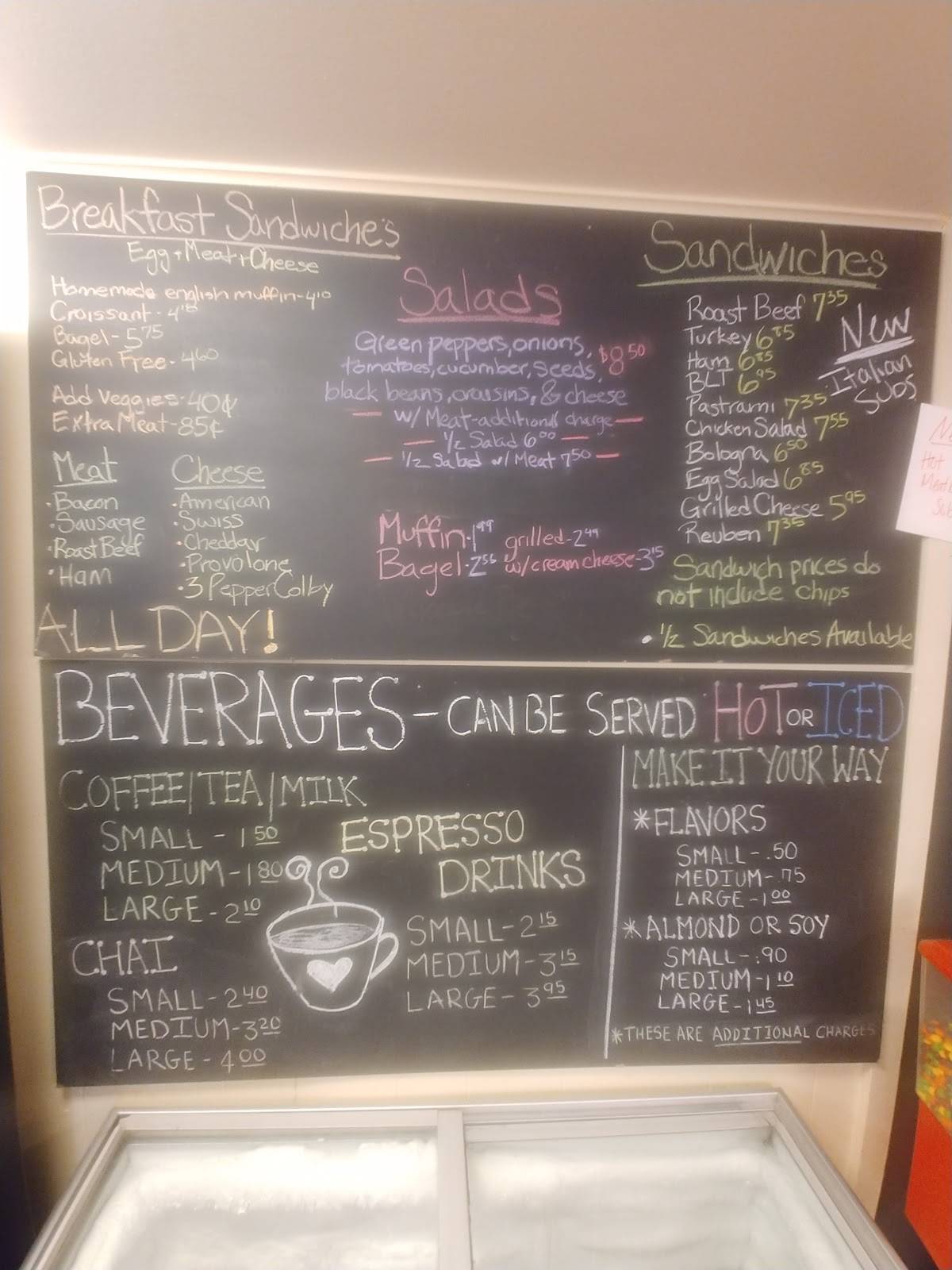 Menu at Keepin' It Local cafe, Shapleigh