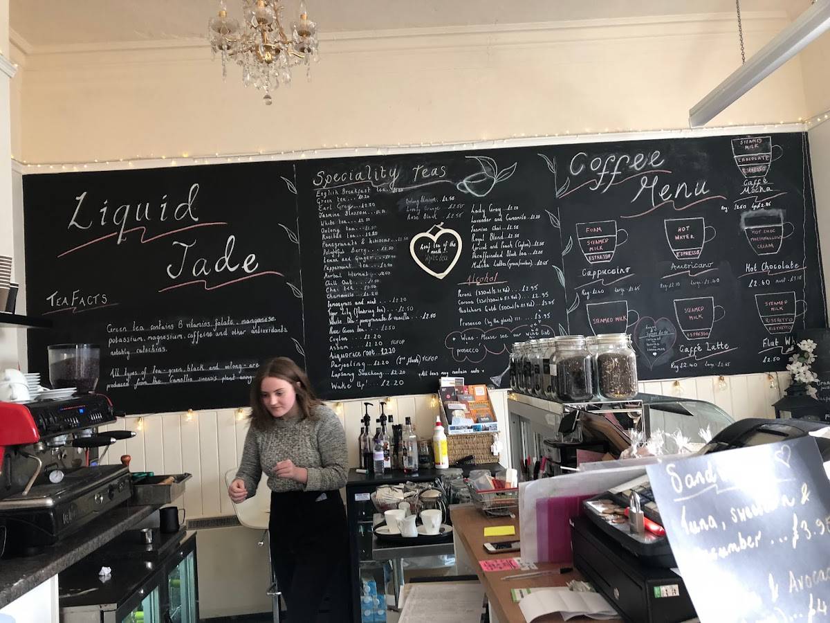 Menu at Liquid Jade cafe, Hull