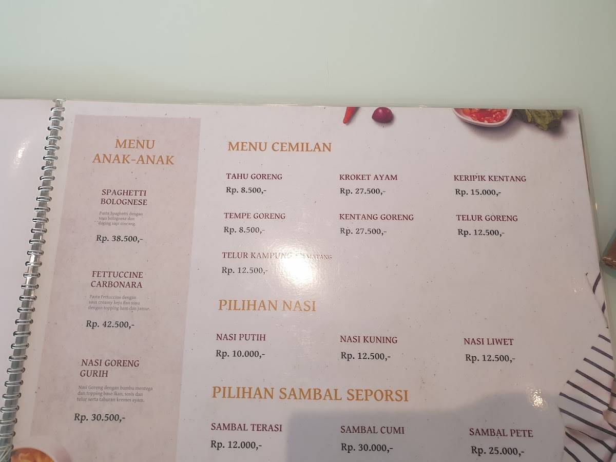 Menu at Nata Cafe and Bakery, Tangerang, Ruko Bumi Permata Indah