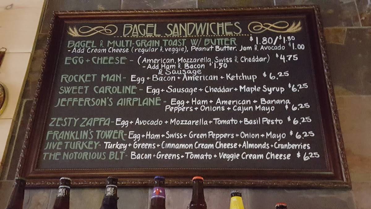 Menu at Cafe Sasso, Rochester