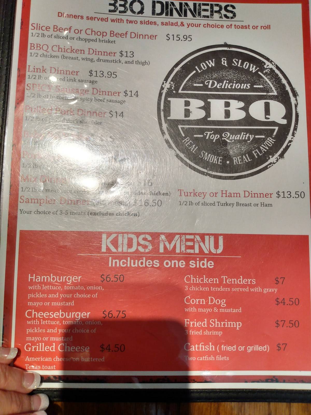Menu at Splendora Cafe & BBQ, New Caney, Speed St