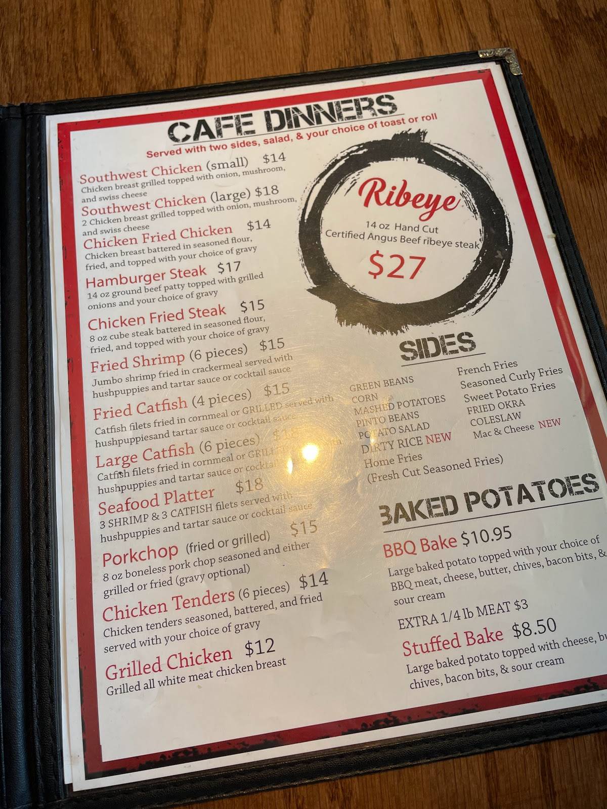 Menu at Splendora Cafe & BBQ, New Caney, Speed St