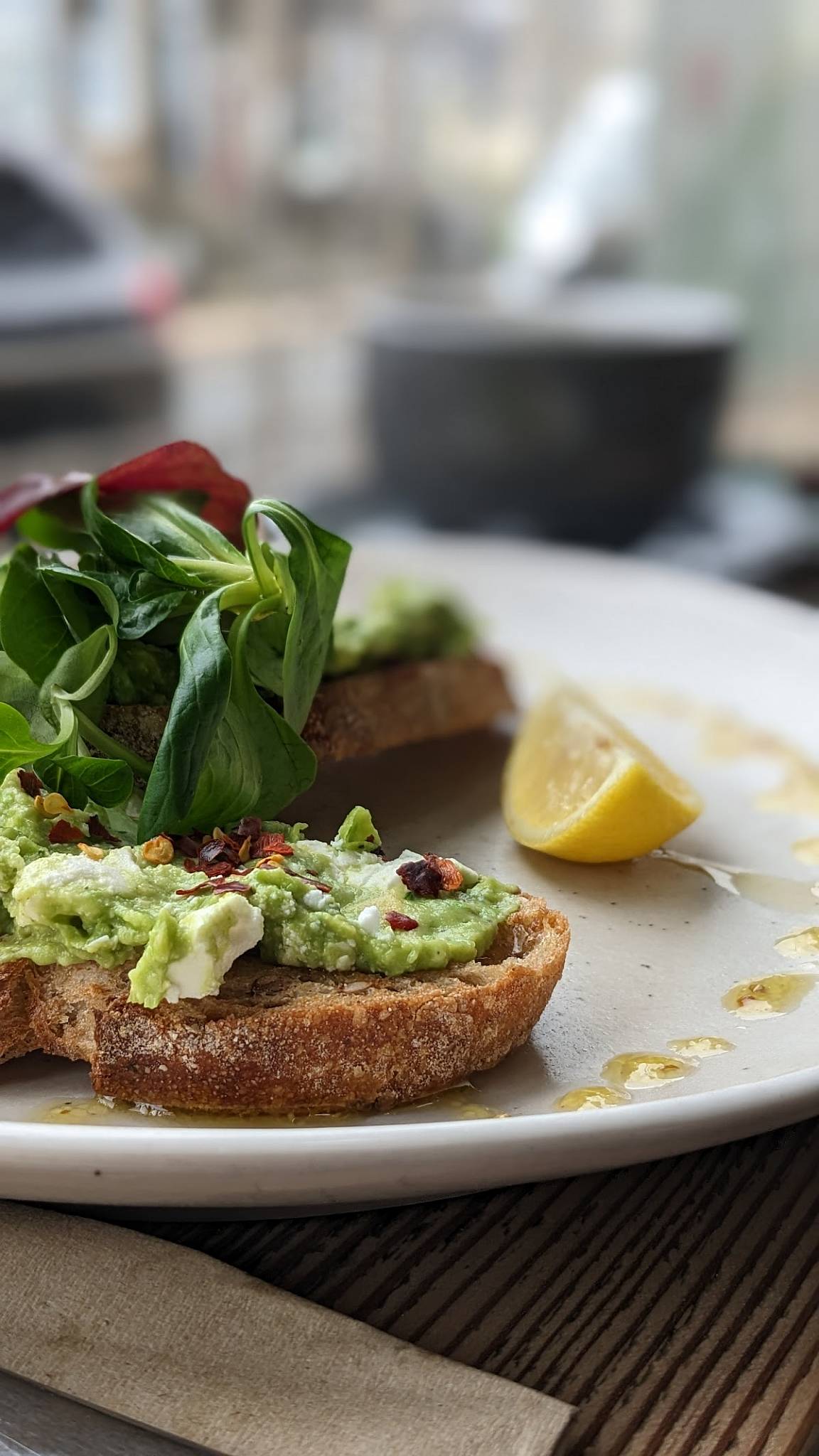 Menu at Toast House cafe, Ilkley