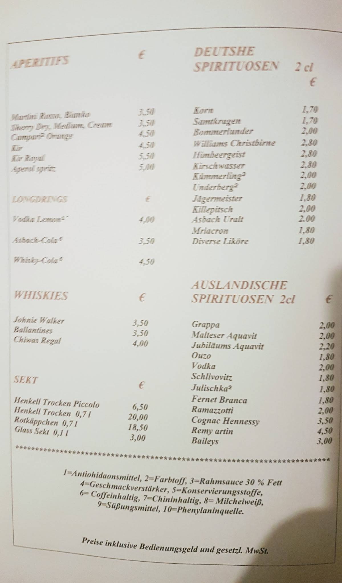 Speisekarte von Café Zimmermann cafe, Neuss