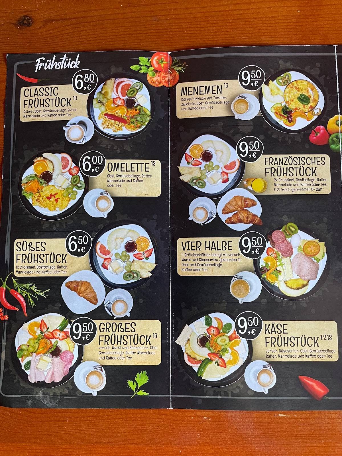 Speisekarte von Café moni bistro burger & kebap Haus restaurant, Groß Köris