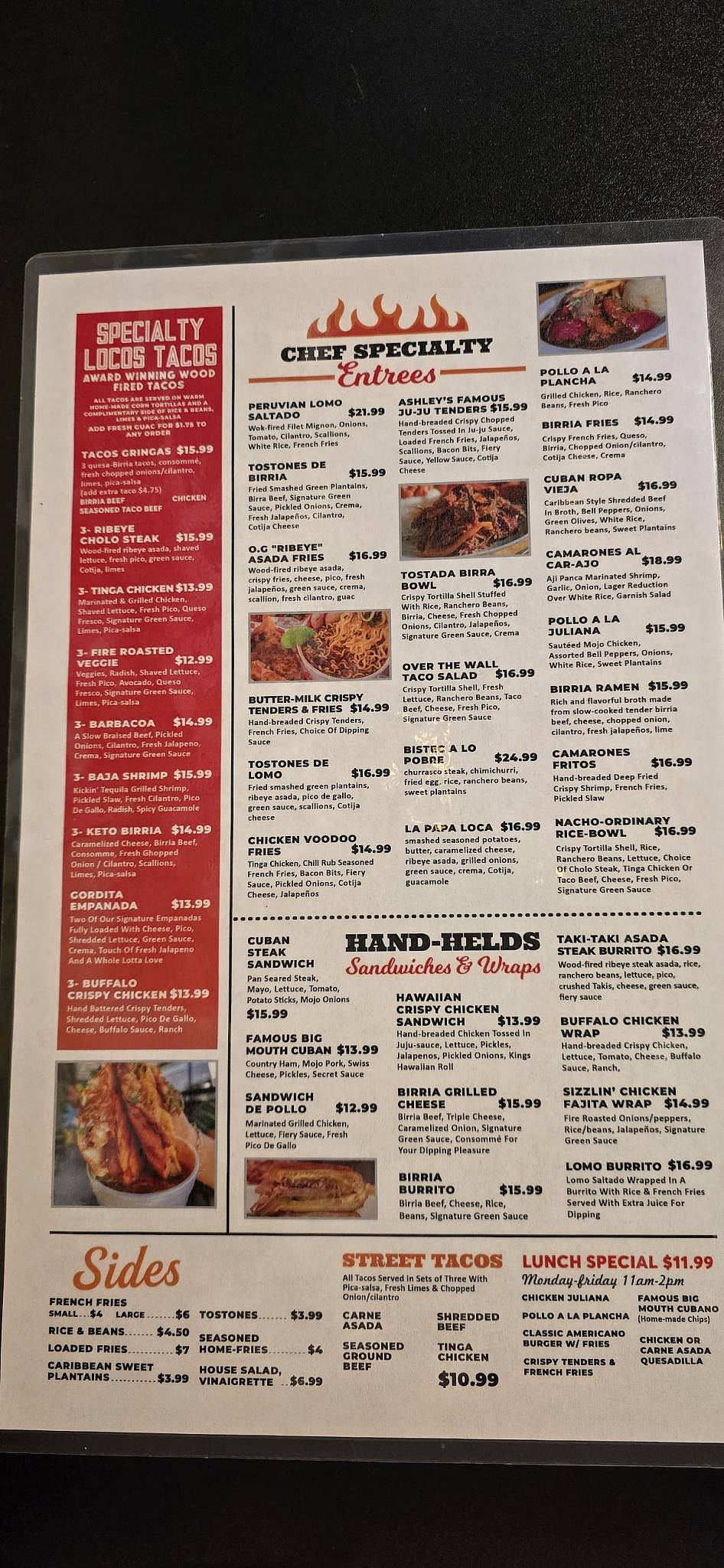 Menu at Cafe772 Cantina & Grill, Port St. Lucie